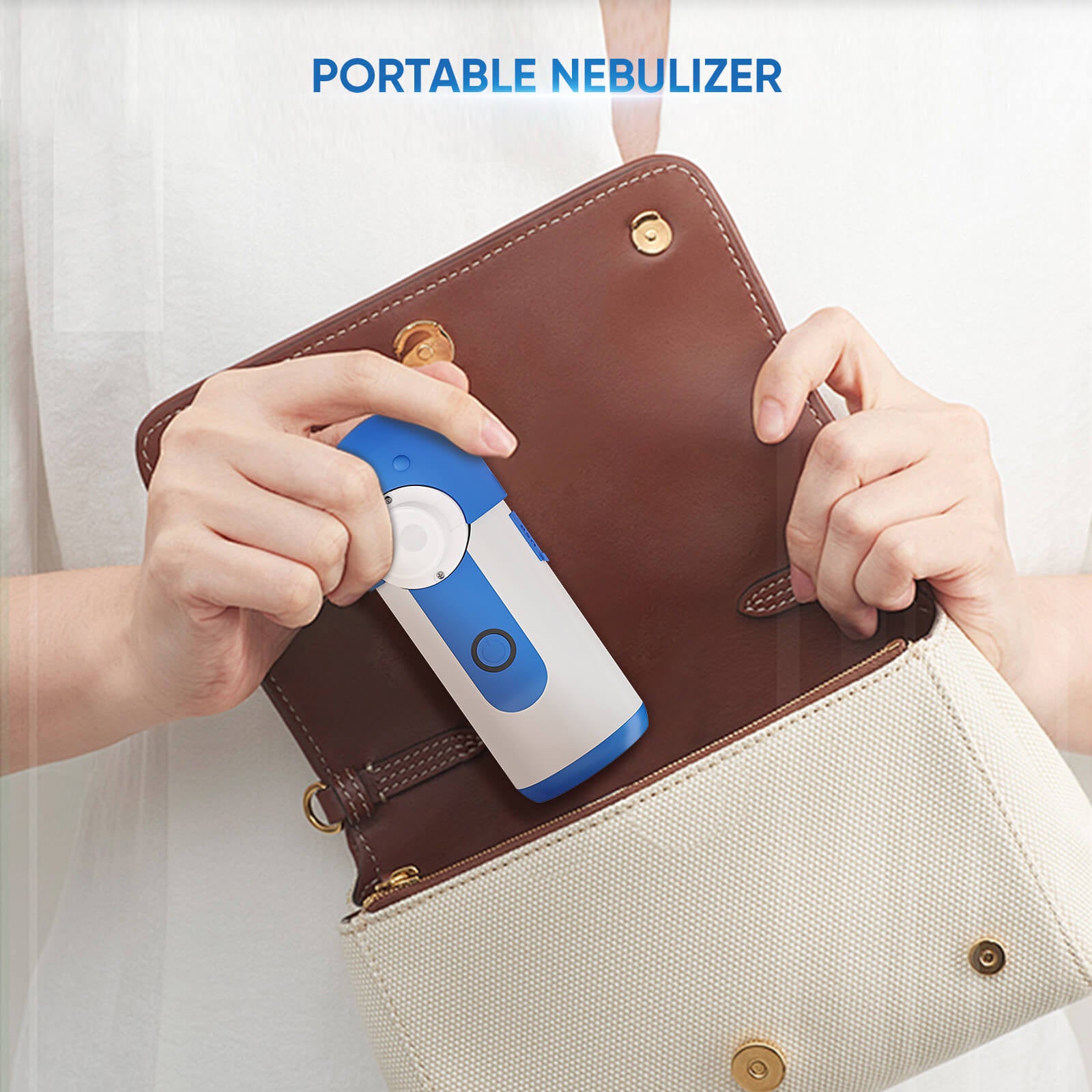 Travel-Friendly Portable Nebulizer 133 | Home & Travel Use – oxygenvip