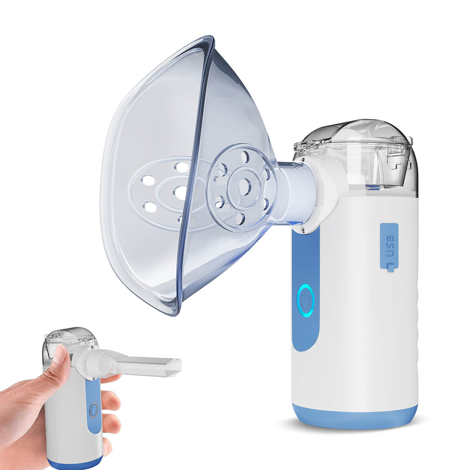 Travel-Friendly Portable Nebulizer 133 | Home & Travel Use – oxygenvip