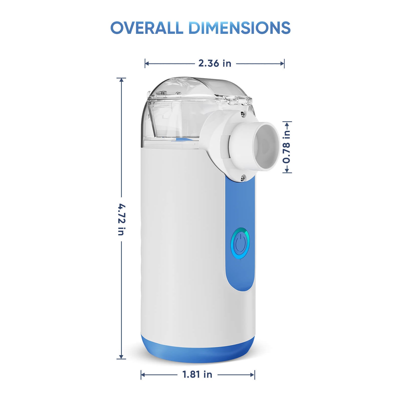 Travel-Friendly Portable Nebulizer 133 | Home & Travel Use – oxygenvip