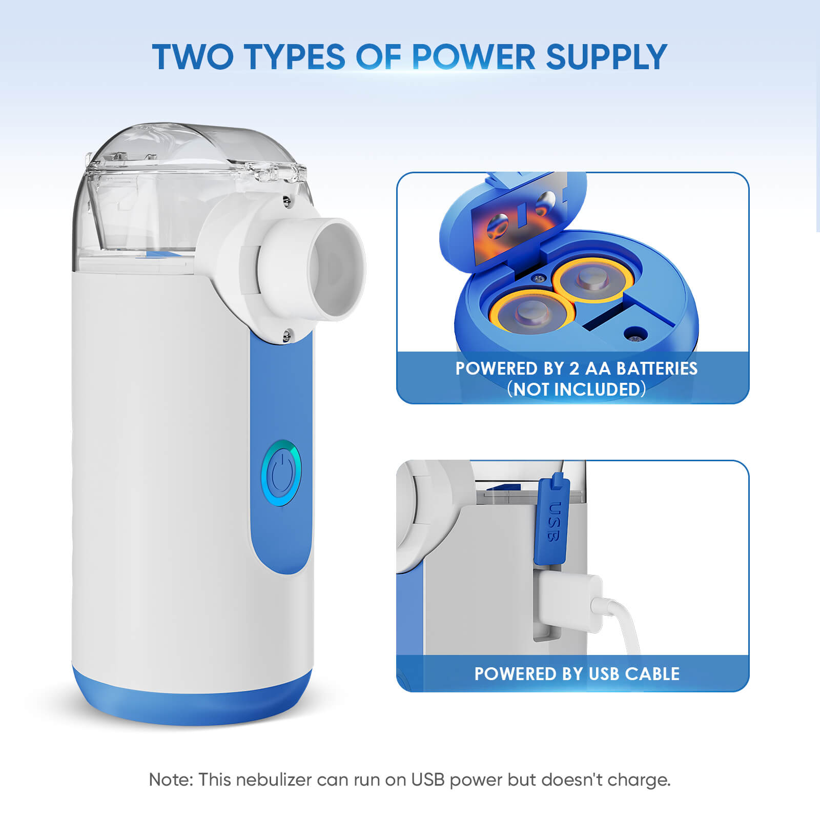 Travel-Friendly Portable Nebulizer 133 | Home & Travel Use – oxygenvip
