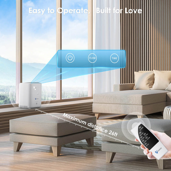 Upgraded Version!Super-Quiet VARON Home Oxygen Concentrator NT-04 ...